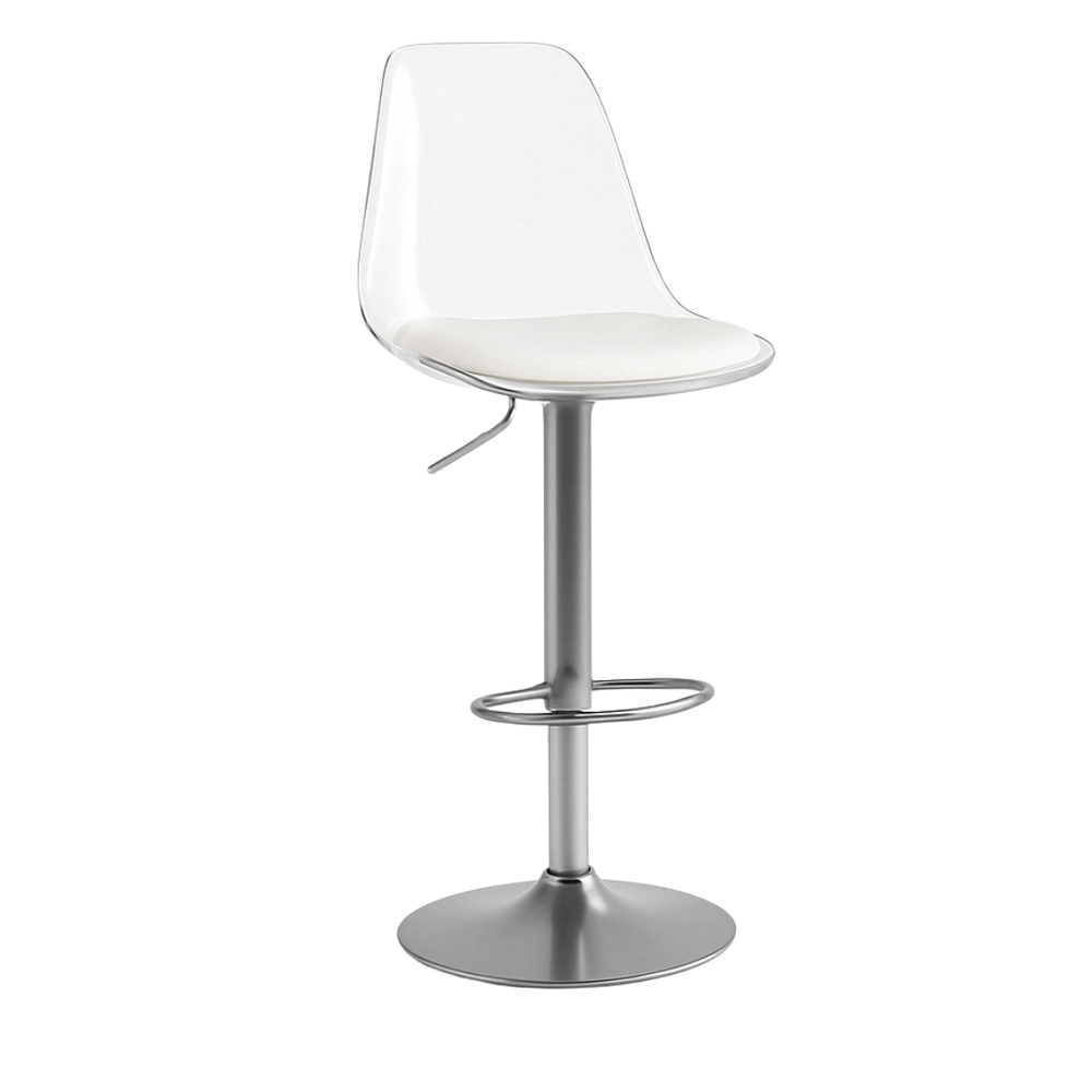 Banco Transparente Alto Eames Para Barra Y Cocina – Hogarden